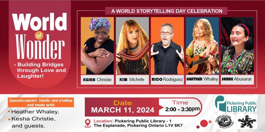 World Storytelling Day Celebration! (5-12 yrs) | Pickering Public Library